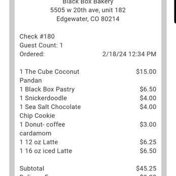 BLACK BOX BAKERY - Updated May 2024 - 248 Photos & 89 Reviews - 5505 W ...