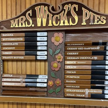 MRS WICK’S PIE AND WICK’S PIES with photos - Updated August 2024 - 115 ...