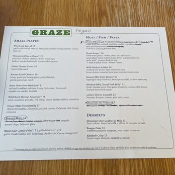 GRAZE - Updated July 2025 - 1354 Photos & 1409 Reviews - 1 S Pinckney ...