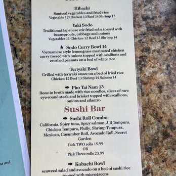 SODO SUSHI BAR & GRILL - 575 Photos & 219 Reviews - 25 W Crystal Lake ...
