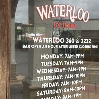 WATERLOO ICE HOUSE 360 & 2222 - Updated December 2025 - 165 Photos ...