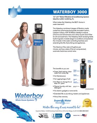 SUPERIOR WATER WATERBOY WHOLE HOUSE SYSTEMS - Updated August 2024 - 52 ...