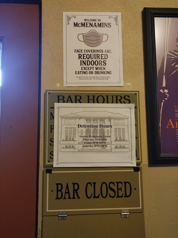 DETENTION BAR AT MCMENAMINS KENNEDY SCHOOL - 5736 NE 33rd Ave, Portland ...