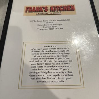 FRANK’S KITCHEN - Updated May 2024 - 79 Photos & 20 Reviews - 1027 ...