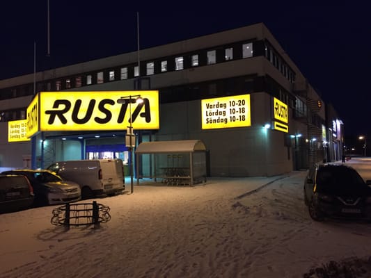 RUSTA - Updated August 2024 - Kanalvägen 1B, Upplands Väsby, Sweden - Department Stores - Phone ...