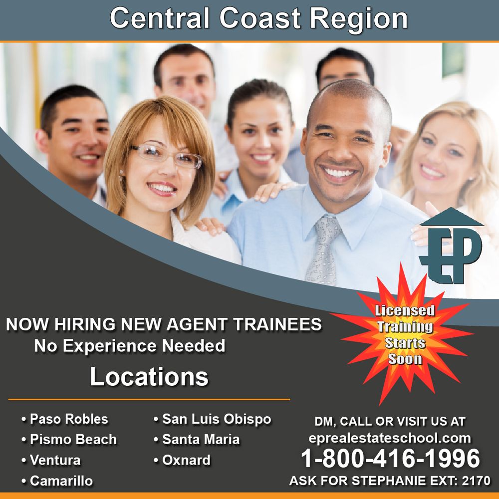 EP REAL ESTATE SCHOOL - Updated April 2024 - 1401-A Dolliver St, Pismo ...
