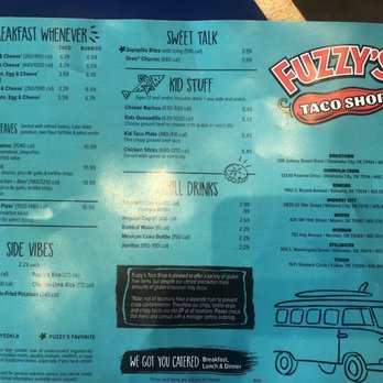 FUZZY’S TACO SHOP - Tex-Mex in Oklahoma City, Oklahoma at 208 Johnny ...