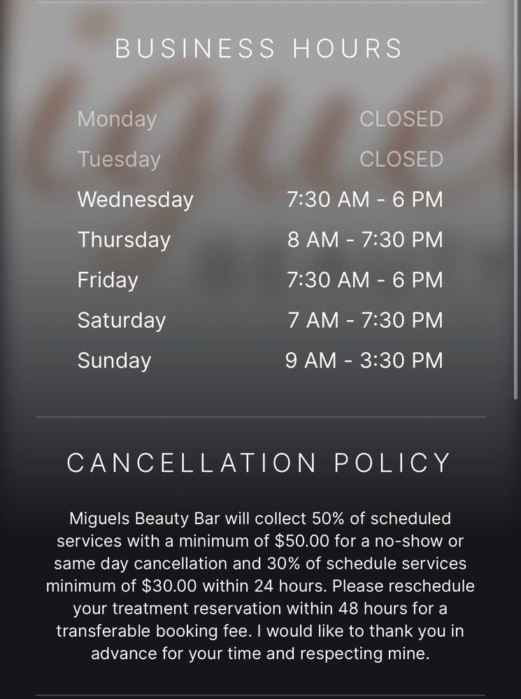 MIGUELS BEAUTY BAR - Updated March 2025 - 621 Capitol Mall, Sacramento ...