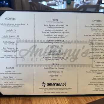 ANTHONY’S RISTORANTE - Updated December 2025 - 41 Photos & 22 Reviews ...