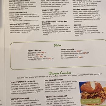 Native foods menu store