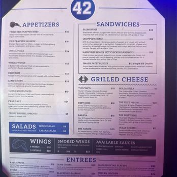 42 BAR AND GRILL - Updated April 2025 - 113 Photos & 33 Reviews - 327 ...