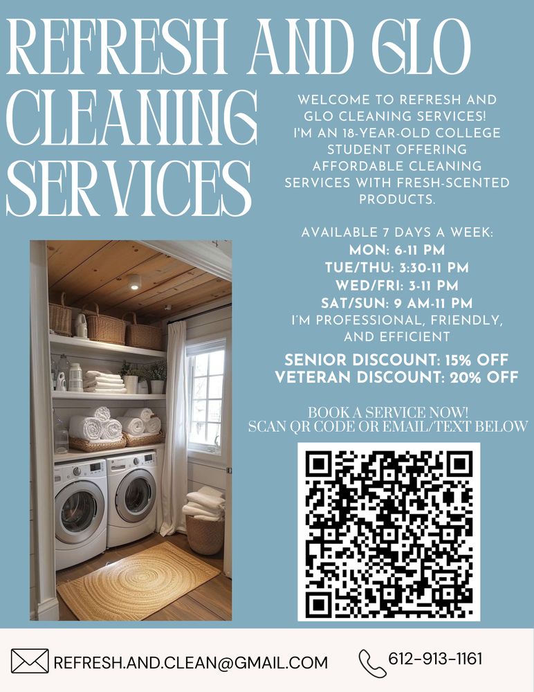 REFRESH AND GLO CLEANING SERVICES - Updated January 2025 - Request a ...
