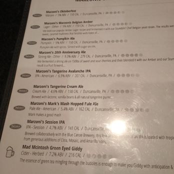 MARZONI’S BRICK OVEN & BREWING COMPANY - Updated November 2024 - 32 ...