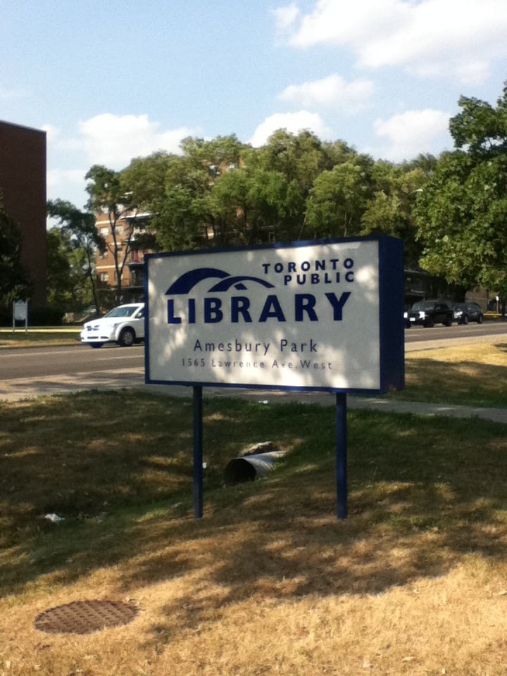 TORONTO PUBLIC LIBRARY - AMESBURY PARK - Updated September 2024 - 1565 ...