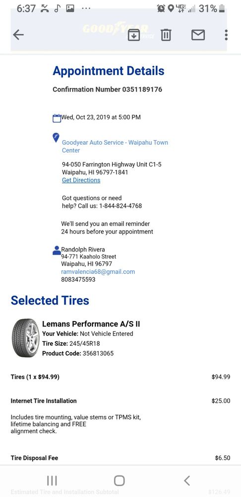 GOODYEAR - Updated September 2024 - 94-095 Leokane St, Waipahu, Hawaii ...