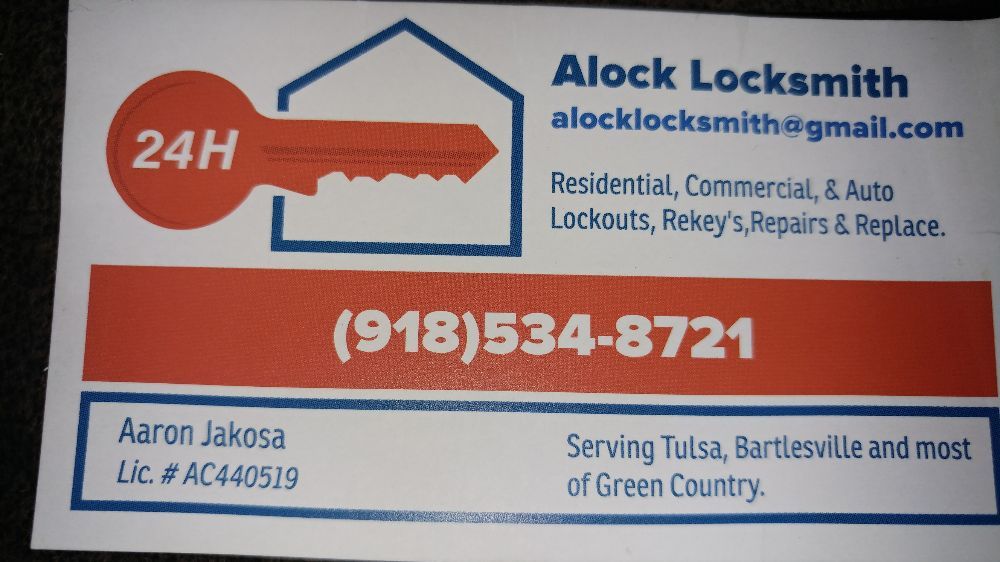 ALOCK LOCKSMITH - Updated August 2025 - 809 E 16th St, Dewey, Oklahoma ...