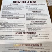 TBONZ GILL & GRILL - 134 Photos & 128 Reviews - 1668 Old Towne Rd ...