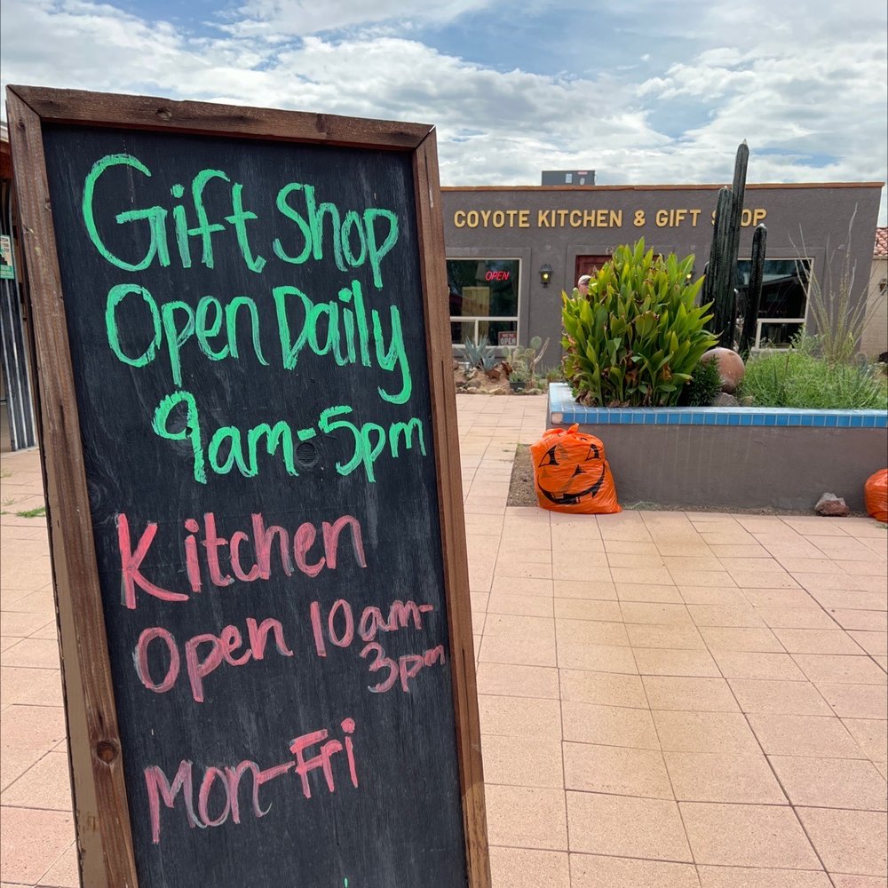COYOTE KITCHEN & GIFT SHOP - Updated October 2025 - 1950 W San Xavier ...