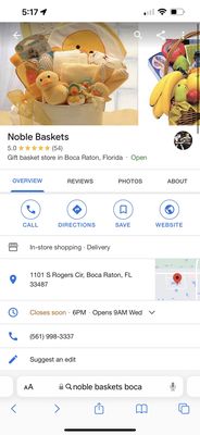 NOBLE BASKETS - Updated December 2025 - 1101 S Rogers Cir, Boca Raton ...