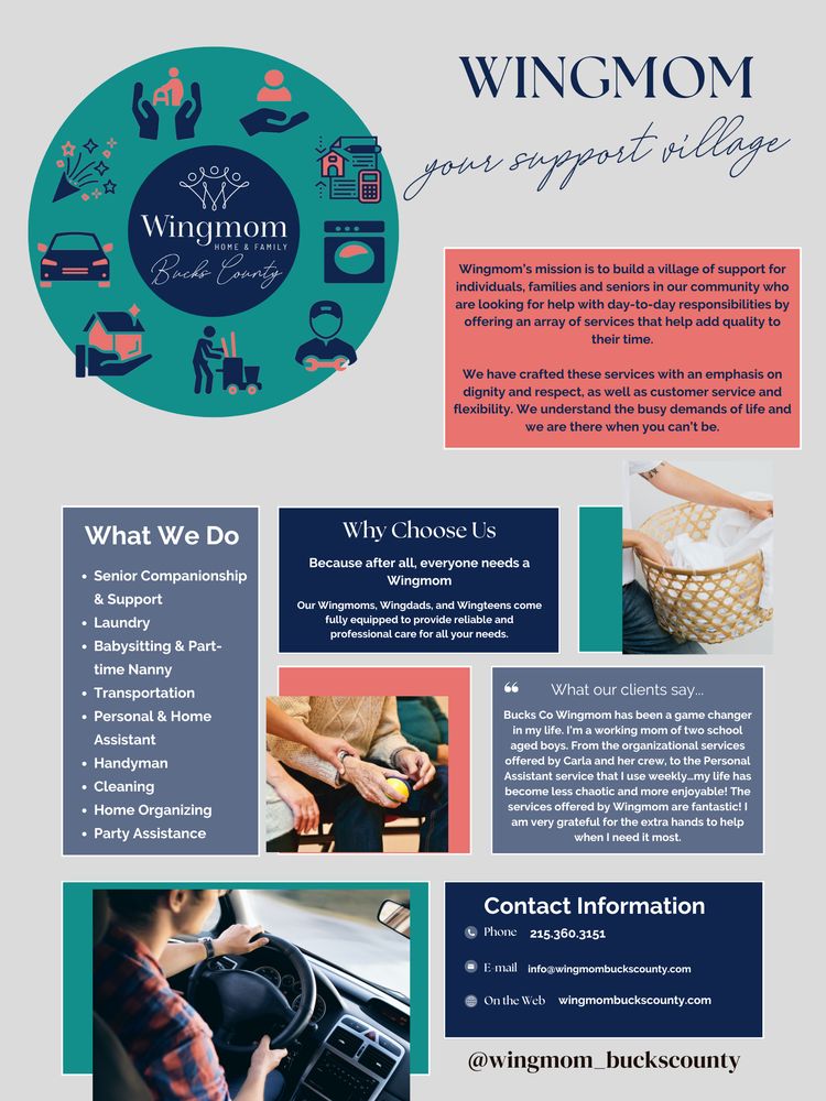 WINGMOM PRINCETON - Updated October 2025 - Request a Quote - Yardley ...