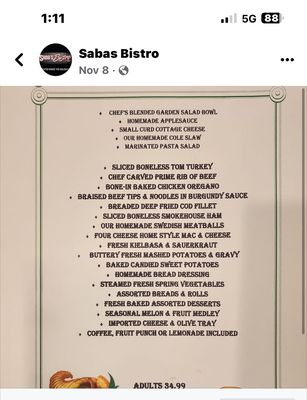 SABA’S BISTRO 1705 - Updated November 2025 - 27 Reviews & 28 Photos ...