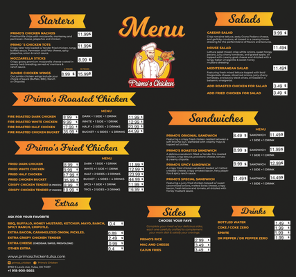 PRIMO’S CHICKEN - Updated June 2025 - 8760 S Lewis Ave, Tulsa, Oklahoma ...