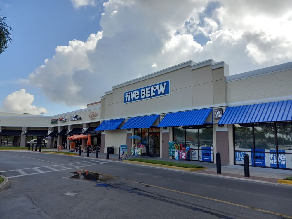 FIVE BELOW - CORALWOOD PLAZA - Updated August 2025 - 2301 Del Prado ...