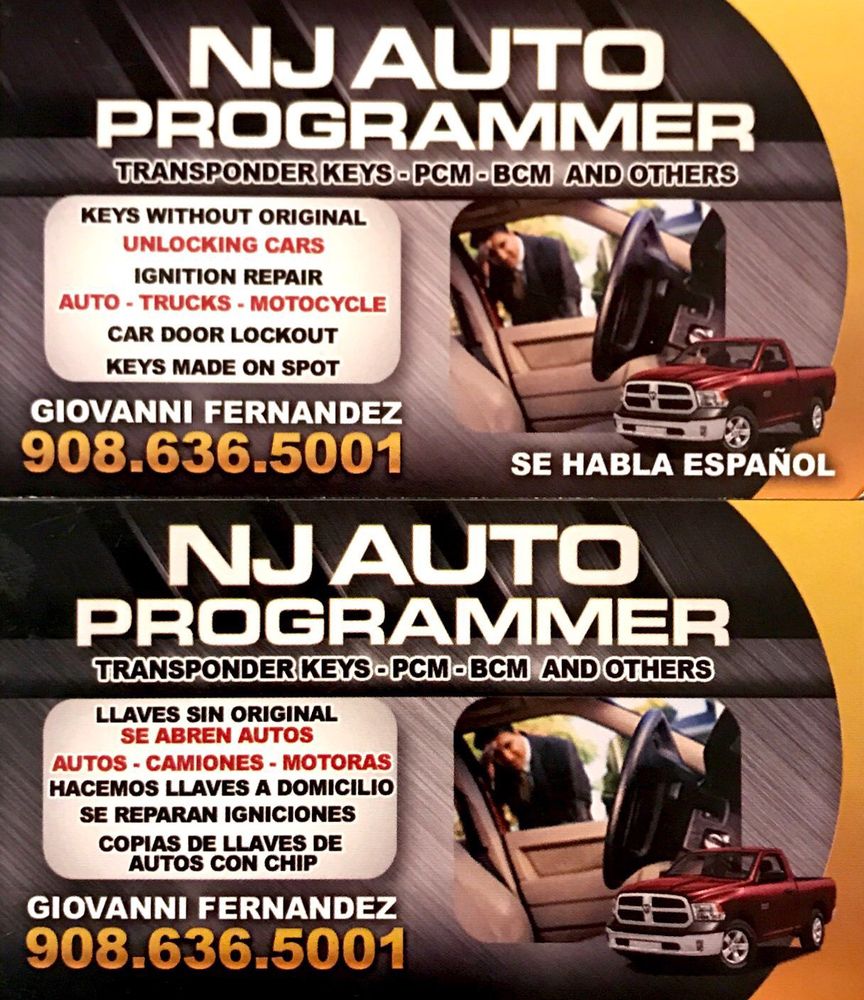 NJ AUTO PROGRAMMER - Updated October 2025 - Elizabeth, New Jersey ...