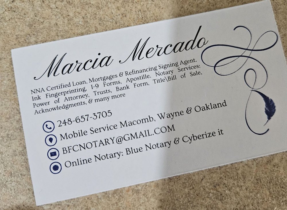 BFC NOTARY & APOSTILLE - Updated May 2024 - Warren, Michigan - Notaries ...