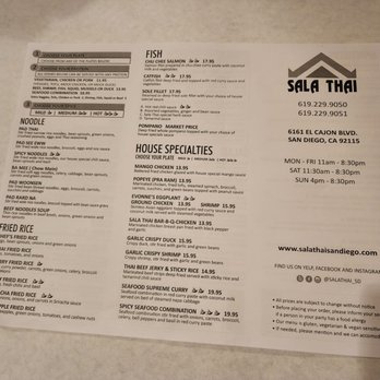 SALA THAI - Updated July 2024 - 302 Photos & 511 Reviews - 6161 El ...
