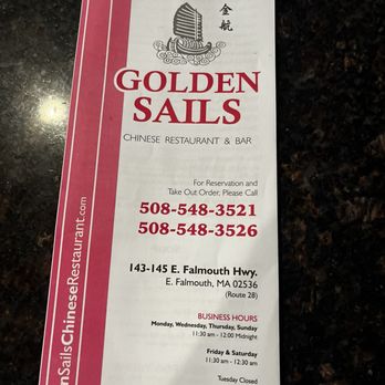 GOLDEN SAILS CHINESE RESTAURANT - Updated December 2025 - 108 Photos ...