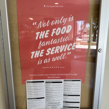 CITY SQUARE DELI & GRILL - Updated December 2025 - 101 Photos & 183 ...