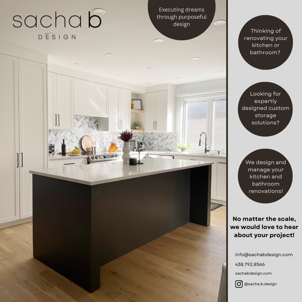 SACHA B DESIGN - Request Consultation - Montréal, Quebec, Canada - Updated March 2024 - Interior ...