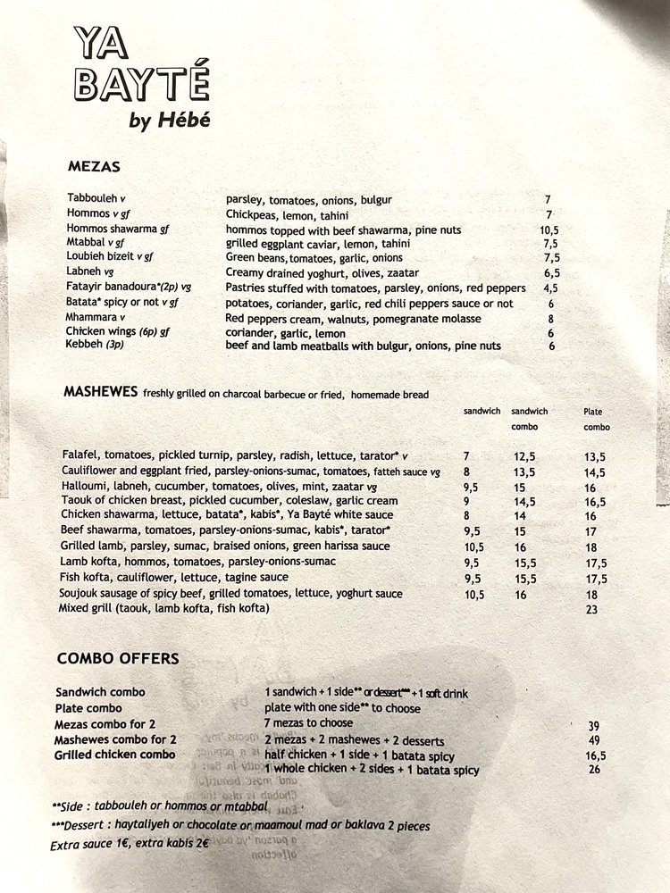 YA BAYTÉ - Updated April 2024 - 1 Rue des Grands Degrés, Paris, France ...