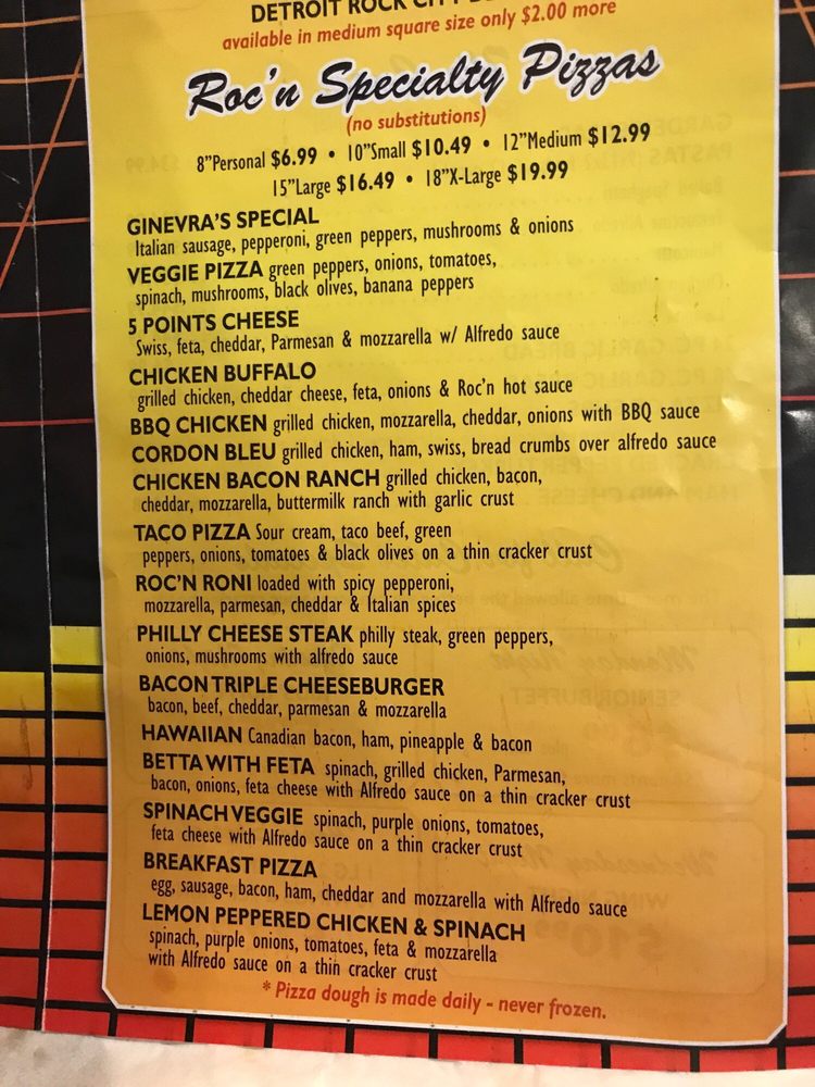 ROC’N OVEN PIZZERIA - 39 Photos & 25 Reviews - 902 Conover Blvd E ...