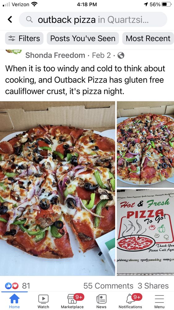 OUTBACK PIZZA - 1170 W Main St, Quartzsite, AZ - Yelp
