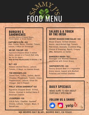 SAMMY J’S - Updated September 2025 - 51 Photos & 40 Reviews - 400 Morro Bay Blvd, Morro Bay ...