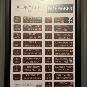 BOOK CLUB BAR - Updated December 2025 - 295 Photos & 197 Reviews - 197 ...