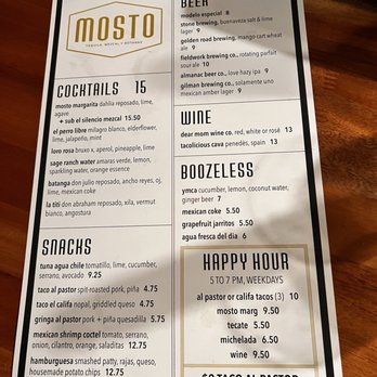 MOSTO - Updated April 2024 - 301 Photos & 291 Reviews - 741 Valencia St ...