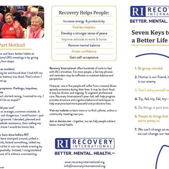 RECOVERY INTERNATIONAL - Updated August 2025 - 1415 W 22nd St, Oak ...