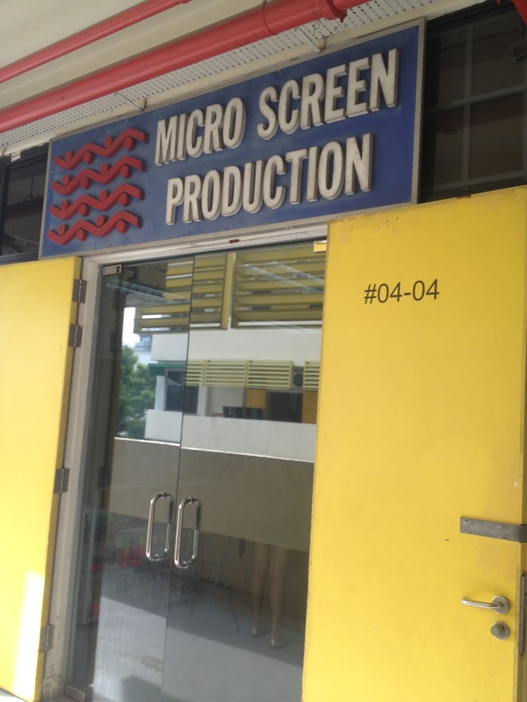 MICRO SCREEN PRODUCTION - Updated April 2025 - 50 Kallang Bahru ...