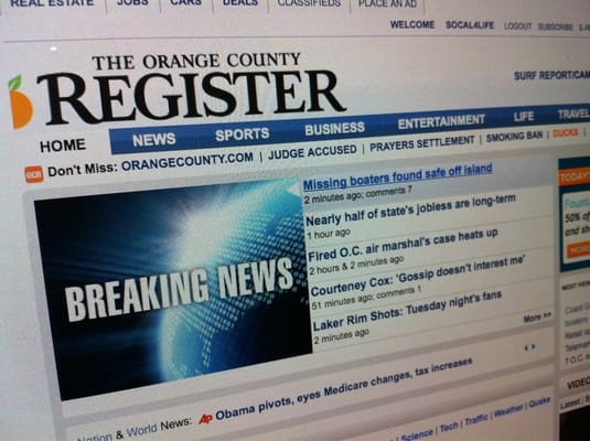 THE ORANGE COUNTY REGISTER - Updated December 2025 - 28 Photos & 575 ...