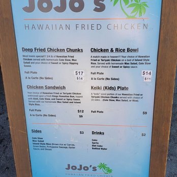 JOJO’S HAWAIIAN FRIED CHICKEN - Updated June 2024 - 47 Photos & 43 ...