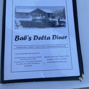 BABS DELTA DINER - Updated July 2025 - 1043 Photos & 1053 Reviews - 770 ...
