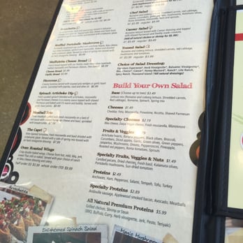 Mellow mushroom menu prices store