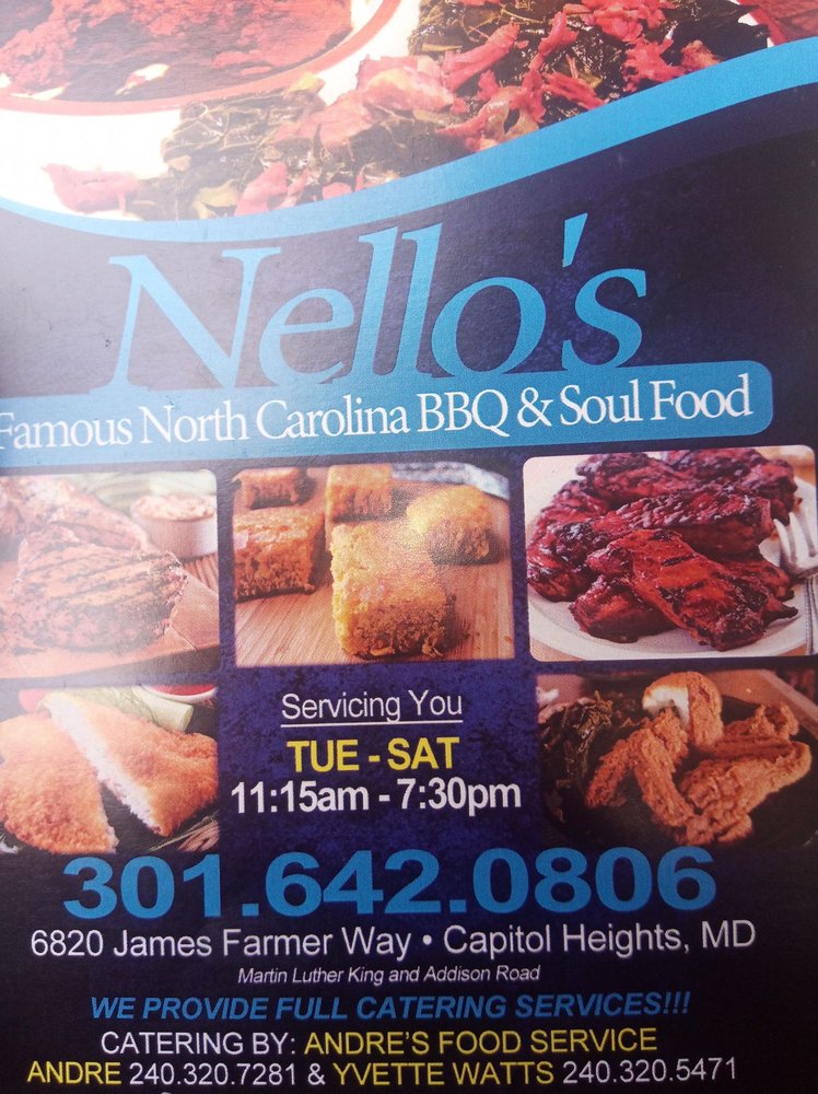 NELLOS FAMOUS NORTH CAROLINA BBQ & SOUL FOOD - Updated September 2025 ...