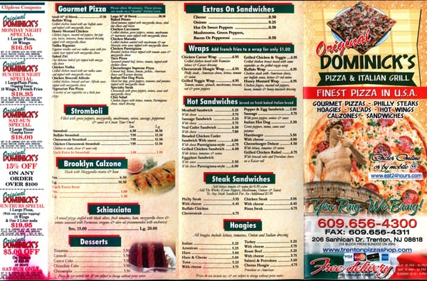 ORIGINAL DOMINICK’S PIZZA - Updated December 2025 - 14 Photos & 12 ...