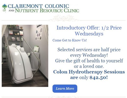CLAREMONT COLONIC AND NUTRIENT RESOURCE CLINIC - Updated October 2025 ...