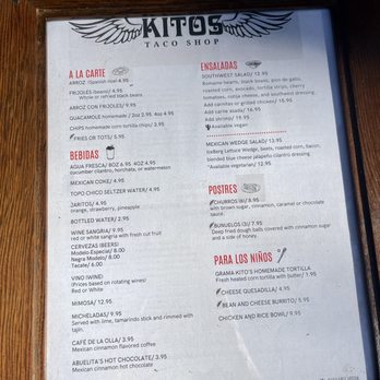 KITOS TACO SHOP - Updated May 2024 - 55 Photos & 86 Reviews - 60 Corte ...