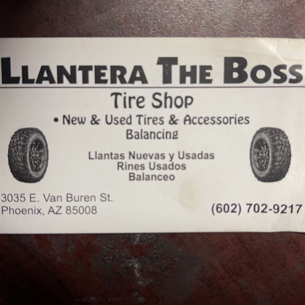 THE BOSS TIRE SHOP - 3035 E Van Buren St, Phoenix, AZ - Yelp